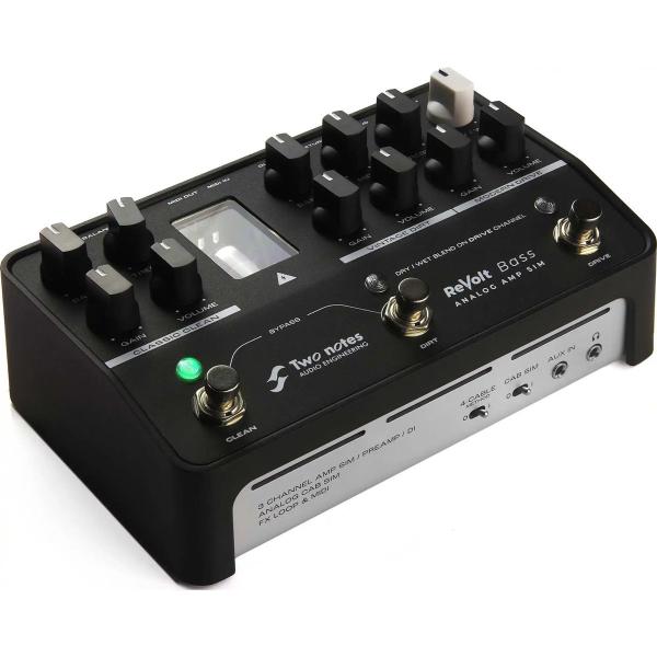 ReVolt Bassは、オール・アナログの3チャンネル・アンプ・シミュレーターです。Two notesのアンプ・シミュレーターの最新モデルとして、サウンドの基礎を究極のトーンで固め、機材の中心としての重要な役割を果たします。象徴的な3つの...
