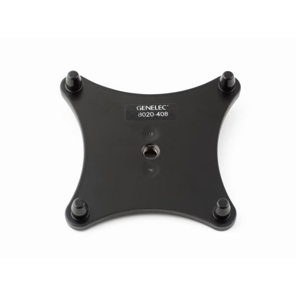 8020-408 8020 Iso-Pod用スタンド・プレートGenelecスタンド・プレートは、8000シリーズ全モニターに付属するIso-Podとの併用を前提にデザインされています。Iso-Podを使用すれば、モニターを最適な向きに傾け...