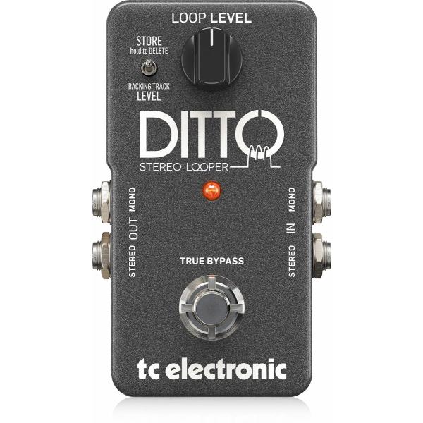 Ditto Stereo Looperは、シンプルなインターフェイス、最大5分のルーピング・タイム、無制限のオーバーダブ機能、といったDittoルーパー・シリーズの基本性能を踏襲しつつ、エフェクト・ボードのスペースをほとんど取らないコンパク...
