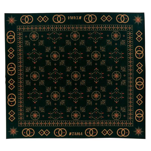 ## UD20170320 ドラムカーペット ##        TDR-OR | ドラムマット オリエント風デザイン基本5点セットに加え、ドラムスローンのスタンド脚部までカバーして載せることが出来る大きめのサイズのドラムセッティング用カー...