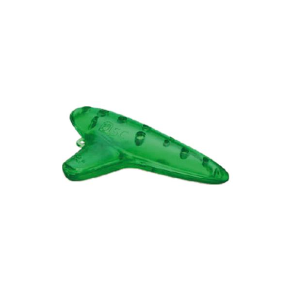 ナイト製のプラスチックオカリナ。サイズ(約)：25×115×75mm重量(約)：30gカラー：GreenUD20141112