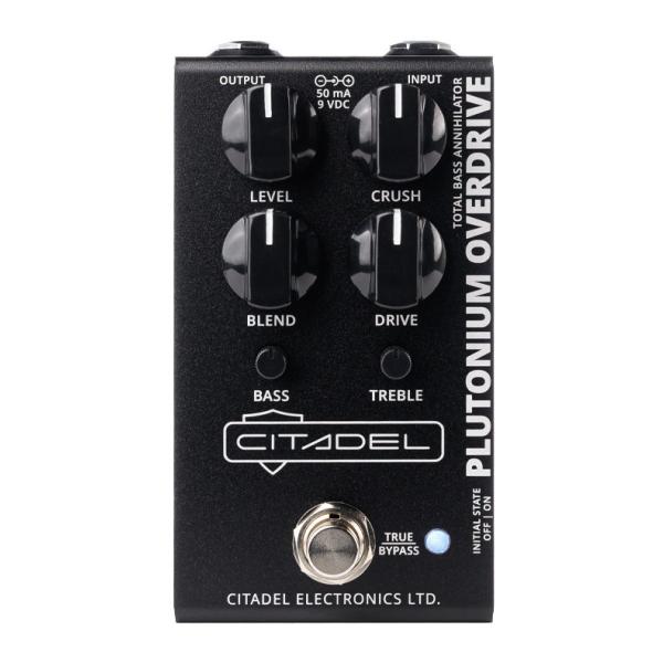 Plutonium Overdriveは、Citadel Electronicsの開発チームが長年培ってきたベース・ペダルにおけるノウハウを惜しみなく投入した、ベース専用のアナログ・オペアンプに基づくディストーションです。独自の“CRUSH...