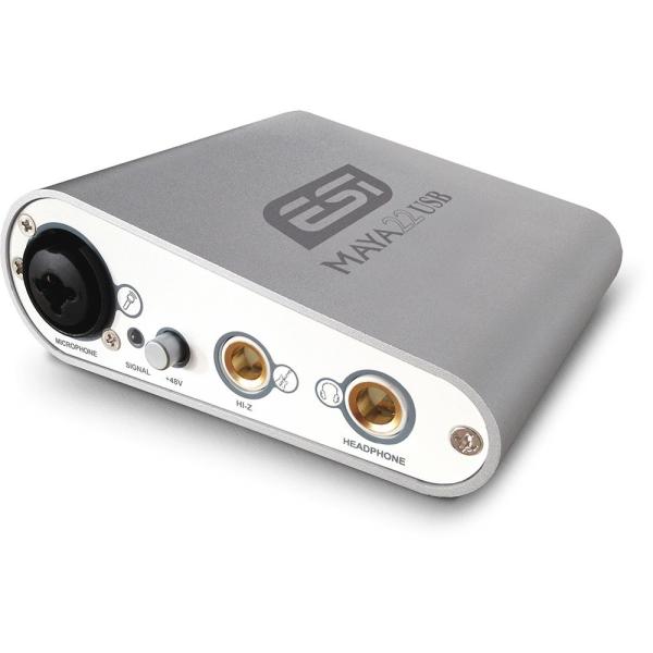 24bit - ２ x 2 USB オーディオインターフェースライン（RCA）、マイク（XLR/TRS・+48V ファンタム電源搭載）、ギター（ハイインピーダンス）に対応した豊富な入力端子と、ヘッドホン出力、TRSバランスライン出力端子を備...
