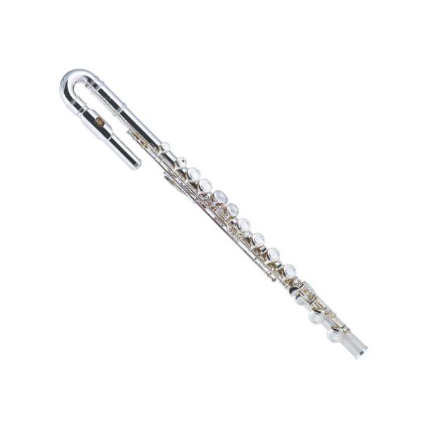 U字管フルート調子 ＝ Cシステム = オフセットカバードキィ、 Eメカストレート頭部管付管体、キィ ＝ 洋白製、銀メッキ仕上げセット内容 ＝ 木製ケース、ケースカバー、付属品付■保証:1年UD20160328