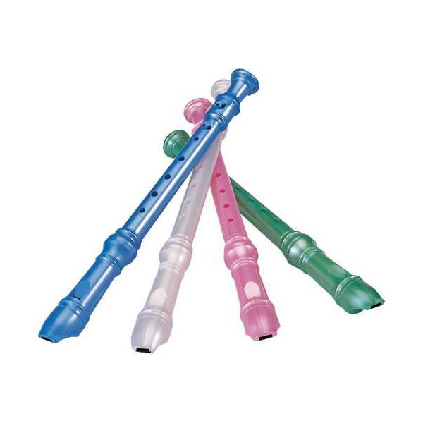 可愛いパステルカラーが人気のソプラノリコーダー。 ジャーマン式 運指表・クリーニングロッド付属  ※授業でご使用される際は、学校・先生によりジャーマン式／バロック式の指定・機種の指定などがある場合もございます。事前にご確認の上ご購入いただき...