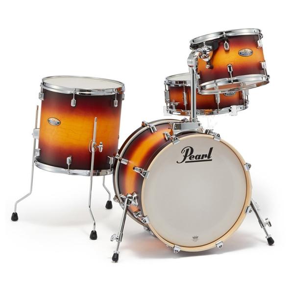 DECADE MAPLE Series =BOP CLUB KIT =ストリートや小さなバーなどで本領を発揮する、タムホルダー付の小口径ドラム・シェルパック。コンパクトキットとしては多少大きめながら、本格的なドラムサウンドが得られるとして近...