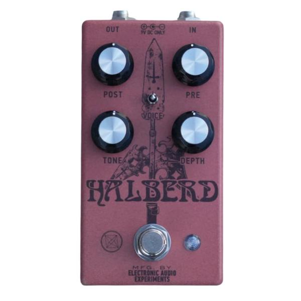 HalberdはEAEオリジナル設計のオーバードライブ。歪み回路は達成しうる最大のダイナミックレンジと明瞭感のため、12個以上のトランジスタを組み合わせてデザインされたディスクリート構成。ミディアムゲインのデバイスでありながら、ハイゲインペ...