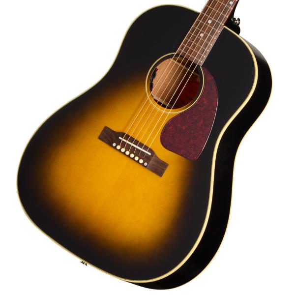 オール単板ボディのEpiphone J-45スタンダード！Epiphone Inspired by Gibson J-45 Standardは、この伝統をさらに高い次元へと昇華させるべくブラッシュアップされたモデルです。広いダイナミックレン...