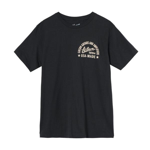 ギブソン Tシャツ ライフスタイル＆アクセサリー左胸にクラシックなギブソンのスクリプトロゴがプリントされています。100％コットン製、柔らかくスタンダードフィットのサイズで、着回しの良いTシャツです。・100％ Cotton・Standar...