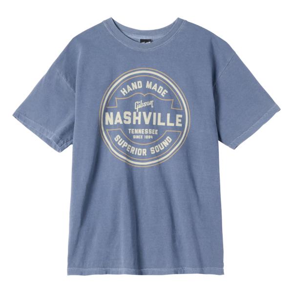 ギブソン Tシャツ ライフスタイル＆アクセサリー6.1オンスのリングスパンコットンを使用したヘビーウェイト＆リラックスフィットのTシャツです。独特の風合いに仕上げるためにガーメントダイ加工（縫製後に染色）を施しており、柔らかな印象のヴィンテ...