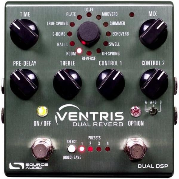 VentrisはNemesis Delayの開発からその技術水準を更なる高みへと引き上げて作り上げられたリバーブペダルです。搭載されたパワフルなDSPは、原音を変化させずに密度が高く深みのある残響音を演出します。ルーム、ホールなどのオーソド...
