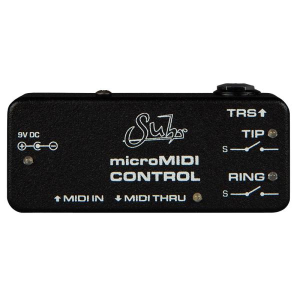 MIDI でアンプ、エフェクトペダルのスイッチ切替をコントロールmicroMIDI Control は、MIDI でアンプのチャンネル切替やエフェクトの ON/OFF、エフェクトペダルのタップテンポ等をコントロール可能にする、ポータビリティ...