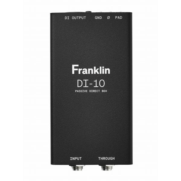 DI-10はクリーンなサウンドを生み出すFranklin Audioカスタムのトランスを搭載した、シンプルで取り回しの良いパッシブDIです。無駄のないコンパクトな設計と、電源を必要としないパッシブDIとは思えない高い音質を両立したDI-10...