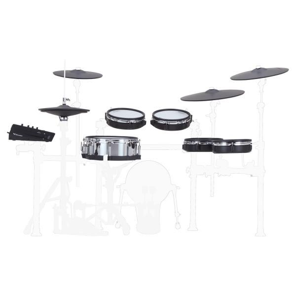 ■Roland Drum System Package For TD713フラッグシップ音源モジュールV71と進化したパッド を搭載した、スタイリッシュなV-Drums 7シリーズのドラム・キット「TD713」用の、音源モジュールとパッド類...