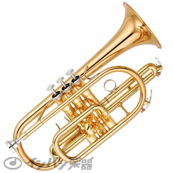 YCR-4330GIIは、吹きやすさに加えゴールドブラスベル採用による、幅のある豊かな音色が魅力の一本です。調子：B♭ベル：ゴールドブラス2枚取り　直径119mmボアサイズ：ML仕上げ：ゴールドラッカー付属マウスピース:CR11E4ケース：...