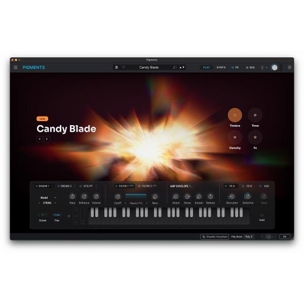 ※製品の性質上、返品・返金は一切お受けできません。さらに強力に、そして扱いやすく。進化したPigments 7Pigmentsは、6つの最先端エンジン、カラーコード化されたインターフェイス、直感的なドラッグ＆ドロップ・モジュレーション、プレ...