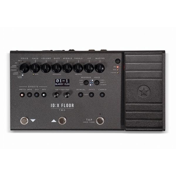 ID:X Floorは 、 エレキギター、ペース、アコースティックギター向けのハイパフォーマンスな先進DSPモデラーで、ブロ品質のサウンド、直感的な操作性、そして充実した接続性を備えています。Blackslarの高度なコンポーネントレベルの...