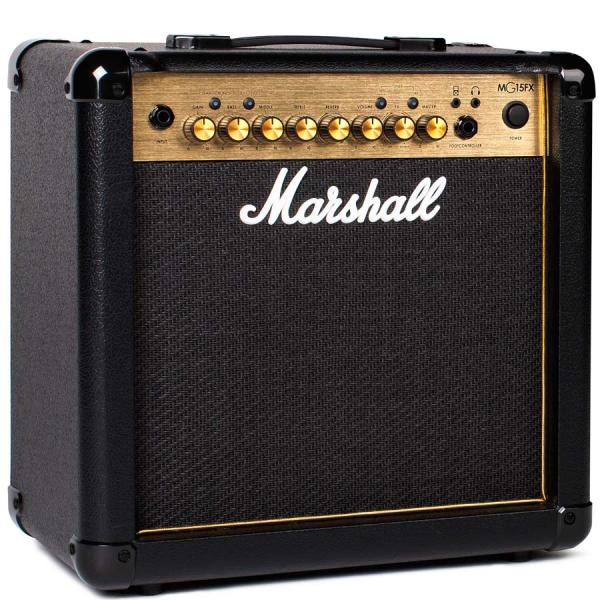 Marshall MG-Gold シリーズ 15Wモデル4つのチャンネルとデジタル・エフェクツ、独立リバーブ、そしてフル・プログラマブル（マスター・ボリュームをのぞく）という高額機種でなければ実現できなかった機能を満載！フル・アナログのマー...