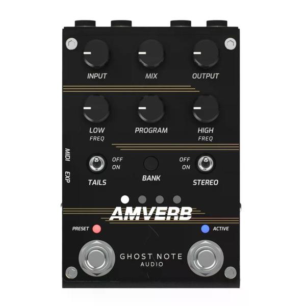 このペダルは、伝説的なAlesis Midiverb IIの16ビットアルゴリズムで動作するようになりました。AMVERBはステレオリバーブペダルであり、1980年代のクラシックなラック型リバーブユニット「Alesis Midiverb I...