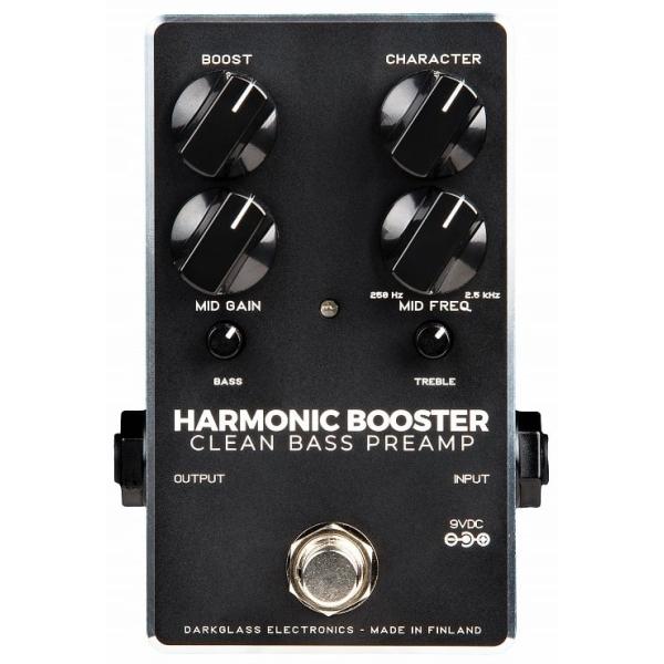 Darkglassのディストーション回路をデザインする過程で育まれた、倍音のコントロール技術とフィルタリング技術を応用したブースターにフレキシブルなイコライザーを搭載。強力なトーンシェイピングを可能とします。Characterコントロールを...