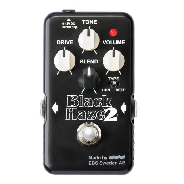 EBS Black Haze 2は、リッチでクリーミーなサウンドを生み出すドライブペダルです。ローエンドをしっかりとキープしながら、プレイヤーの感性を刺激する豊かなドライブサウンドを提供します。■3つのドライブモードDEEP： ディープでフ...