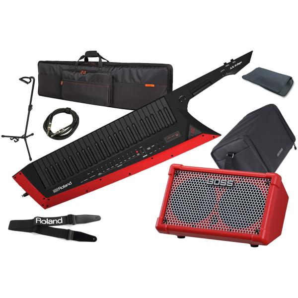 AX-EDGE と CUBE Street II のライブセット！AX-EDGEの専用ケースと専用スタンド、CUBE Street II 専用キャリングバッグもセットで持ち運びにも便利！小物入れ等にあると嬉しい、当店オリジナルスリーブバッグ...