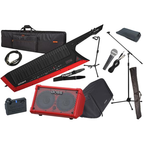 AX-EDGE と CUBE Street II 、BT-DUAL、マイク・マイクスタンドが揃ったライブセット！AX-EDGEの専用ケースと専用スタンド、CUBE Street II 専用キャリングバッグもセットで持ち運びにも便利！小物入れ...