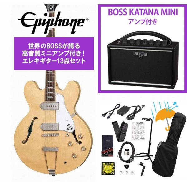 【BOSS / KATANA-MINIセット】 世界的なBOSSブランドの技術を凝縮した、電池駆動対応の本格派ミニアンプです。クラスを超えたアナログ回路により、ダイナミックで表現力豊かな歪みを実現。本格的な3バンドEQと温かみのあるディレイ...