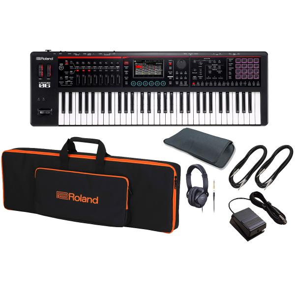 Roland純正、高品位背負えるキャリング・バッグ「CB-V61」とアクセサリー品のお買い得セット！セット内容●Roland / FANTOM-06●Roland / CB-V61 (純正背負えるキーボードケース)●Roland / DP-...