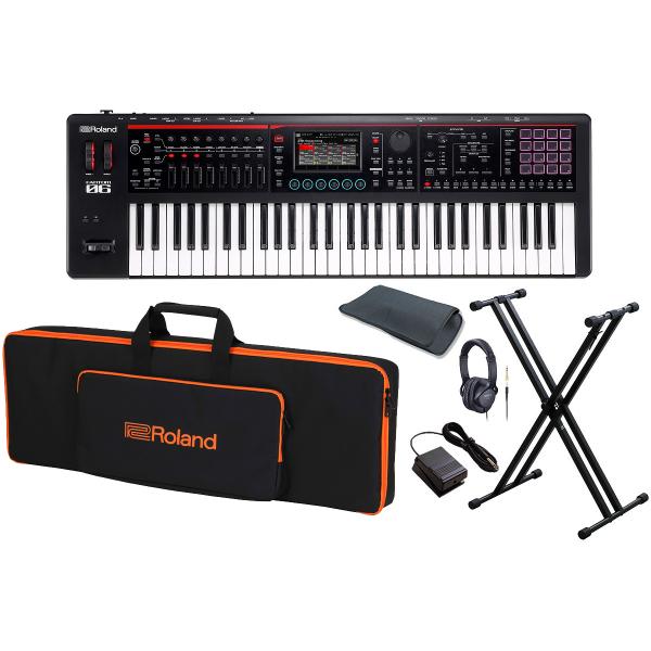 Roland純正、高品位背負えるキャリング・バッグ「CB-V61」とX型キーボードスタンドのお買い得セット！セット内容●Roland / FANTOM-06●Roland / CB-V61 (純正背負えるキーボードケース)●Roland /...
