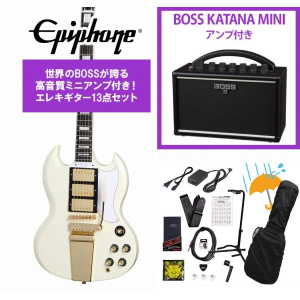 【BOSS / KATANA-MINIセット】 世界的なBOSSブランドの技術を凝縮した、電池駆動対応の本格派ミニアンプです。クラスを超えたアナログ回路により、ダイナミックで表現力豊かな歪みを実現。本格的な3バンドEQと温かみのあるディレイ...