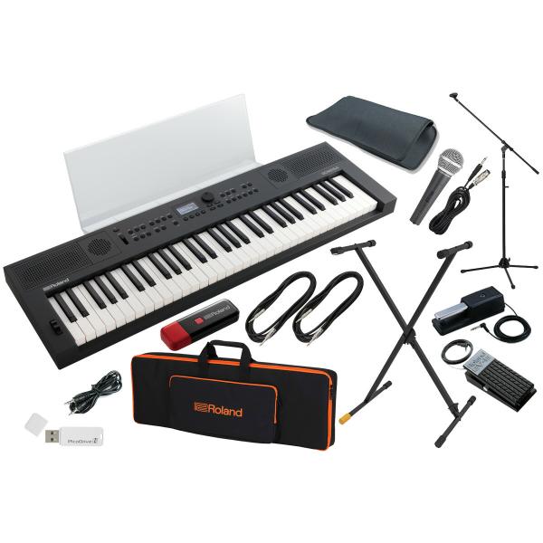 LIVEに便利なアクセサリーがセット！セット内容● Roland / GOKEYS5-GT (GO:KEYS 5) グラファイト● Roland / MRGKS3/5 (専用譜面立て)● Roland / WC-1 (Roland Clou...