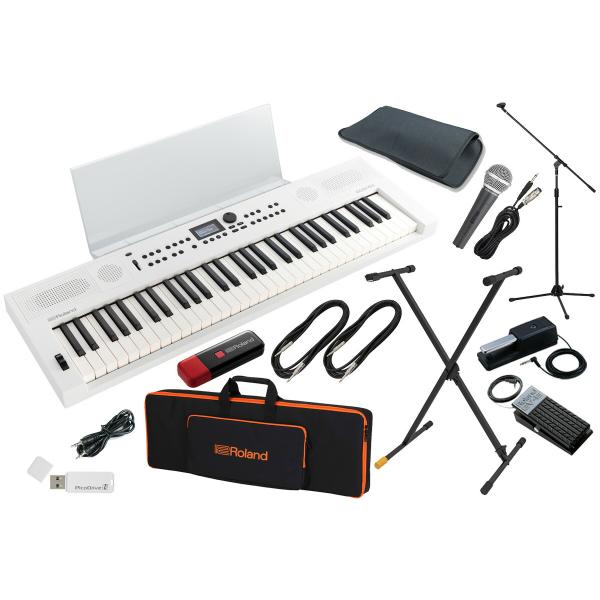 LIVEに便利なアクセサリーがセット！セット内容● Roland / GOKEYS5-WH (GO:KEYS 5) ホワイト● Roland / MRGKS3/5 (専用譜面立て)● Roland / WC-1 (Roland Cloud ...