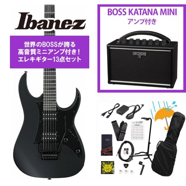 BOSS（ボス）社の大人気ミニアンプが付いたお得なセットです！『BOSS/KATANA-MINI』は、クラスを超えたサウンドや本格的なチューブ・レスポンス、充実したエフェクトをバッテリー駆動可能なポータブル・サイズに継承しました。ステージ・...