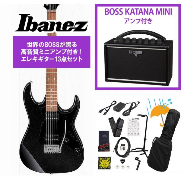 【BOSS / KATANA-MINIセット】 世界的なBOSSブランドの技術を凝縮した、電池駆動対応の本格派ミニアンプです。クラスを超えたアナログ回路により、ダイナミックで表現力豊かな歪みを実現。本格的な3バンドEQと温かみのあるディレイ...