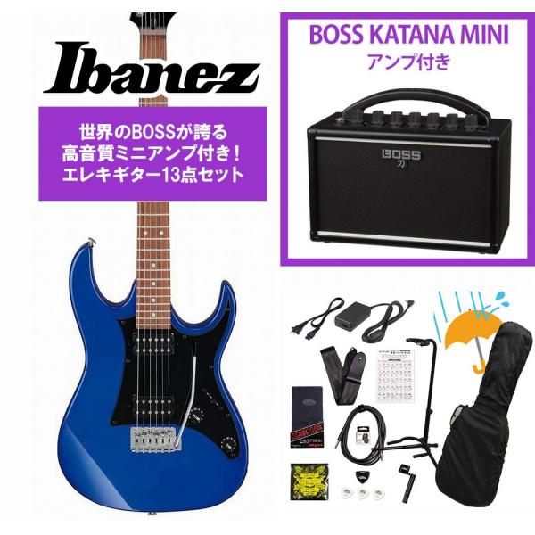 【BOSS / KATANA-MINIセット】 世界的なBOSSブランドの技術を凝縮した、電池駆動対応の本格派ミニアンプです。クラスを超えたアナログ回路により、ダイナミックで表現力豊かな歪みを実現。本格的な3バンドEQと温かみのあるディレイ...