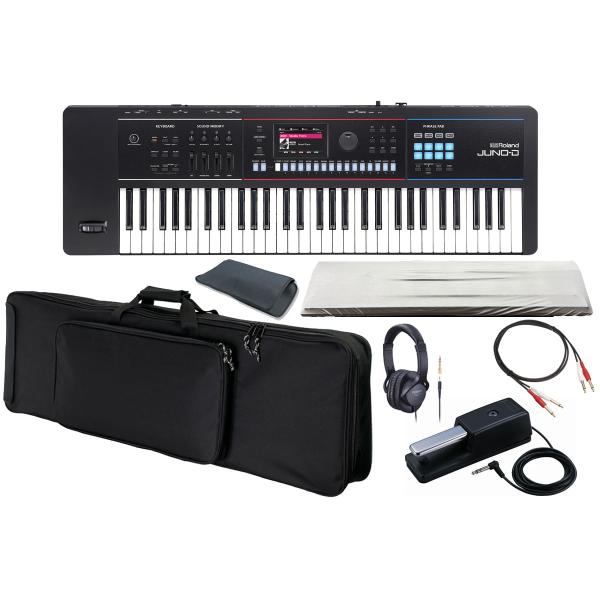 背負えるケースとアクセサリー品のお買い得セット！更に、ダストカバーと小物入れに便利な当店オリジナルスリーブバッグプレゼント！セット内容●Roland / JUNO-D6 《背負える専用キャリング・ケース プレゼント！》●Roland / D...