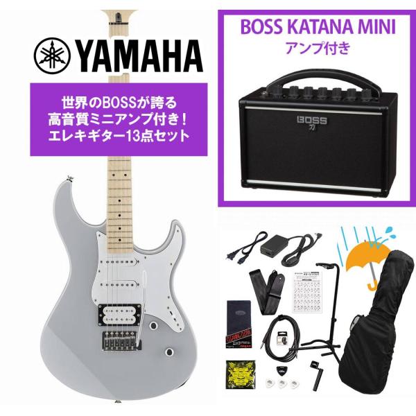 【BOSS / KATANA-MINIセット】 世界的なBOSSブランドの技術を凝縮した、電池駆動対応の本格派ミニアンプです。クラスを超えたアナログ回路により、ダイナミックで表現力豊かな歪みを実現。本格的な3バンドEQと温かみのあるディレイ...