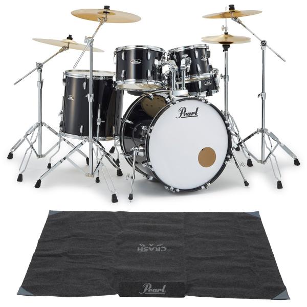 【商品内容】1.Pearl RS525SCWN/C-2CSN ROADSHOW（ドラムセット・スタンダードサイズ）2.Pearl PPB-KCP5（ドラムマット：163cm x 137cm）以上2点のまとめ売りです。【ドラムセットの構成】○...