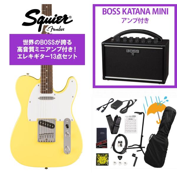 BOSS（ボス）社の大人気ミニアンプが付いたお得なセットです！『BOSS/KATANA-MINI』は、クラスを超えたサウンドや本格的なチューブ・レスポンス、充実したエフェクトをバッテリー駆動可能なポータブル・サイズに継承しました。ステージ・...