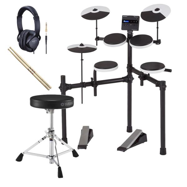 ■TD-02K スターターセットV-Drumsのエントリーモデル『TD-02K』に、演奏するために必要なオプションを揃えたスターターセットです。組み立てたらすぐに演奏を楽しめます。■セット内容1.Roland TD-02K（電子ドラム本体）...