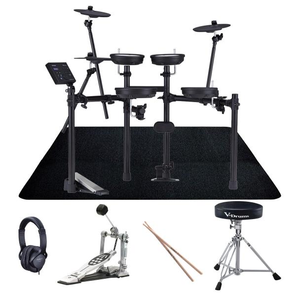 【発売日：2021年08月06日】■商品内容1.Roland TD-07DMK（電子ドラム本体）2.Pearl P-920（シングル・キックペダル）3.Roland DAP-2X（ドラム椅子、ドラムスティック）4.Roland RH-5（モ...