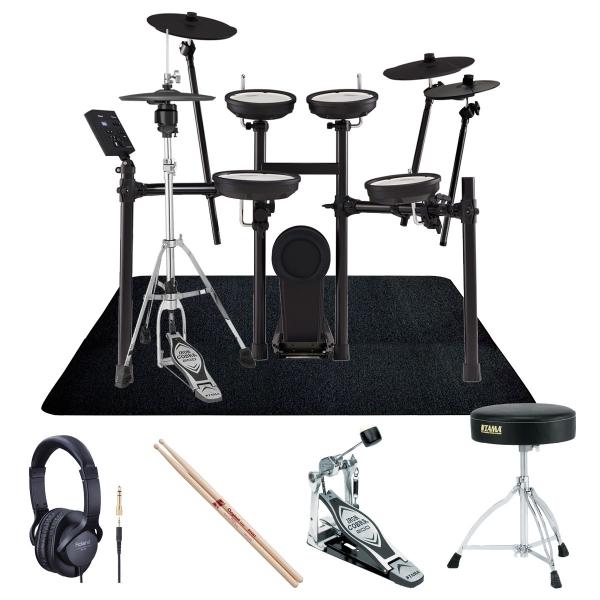 V-Drums TD-07KV｜VH-10オリジナル・アップグレード・キット＋スターターセット＋マット●TD-07KVキットに、Vハイハット「VH-10」を追加し、同時に3シンバル構成に拡張●演奏するために必要なオプションが揃ったフルセット...
