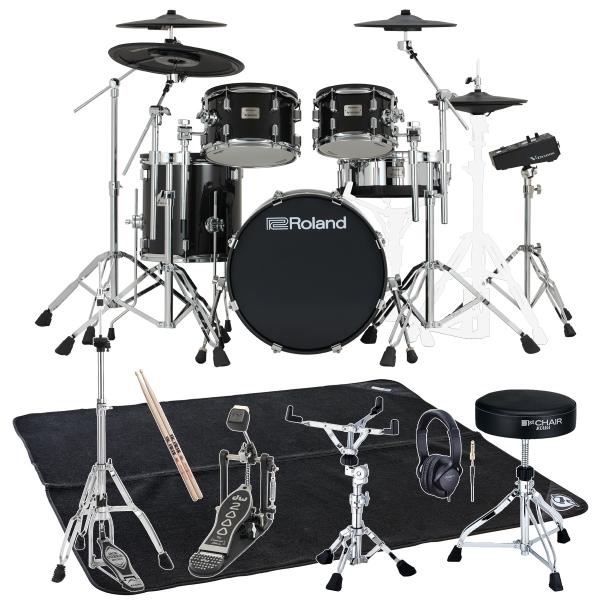 VAD516 DWキックペダルとTAMA 1st Chairを採用したオプションフルセット w/プロラケ・ドラムマット■商品内容1. Roland VAD516（音源モジュールとパッドセット）2. Roland KD-20-MS（キックパッ...