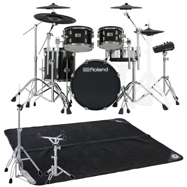 VAD516 パール製スタンドとプロラケ・ドラムマットセット■商品内容1. Roland VAD516（音源モジュールとパッドセット）2. Roland KD-20-MS（キックパッド）3. Roland DTS321（スタンドセット）4....