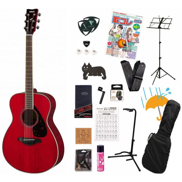 YAMAHA / FS820 Ruby Red (RR) ヤマハ アコースティックギター フォークギター アコギ 入門 初心者 FS-820 アコギ弾き語りてんこ盛り17点初心者セットRアコギ本体に必要なアクセサリーパックが付属するギター初...