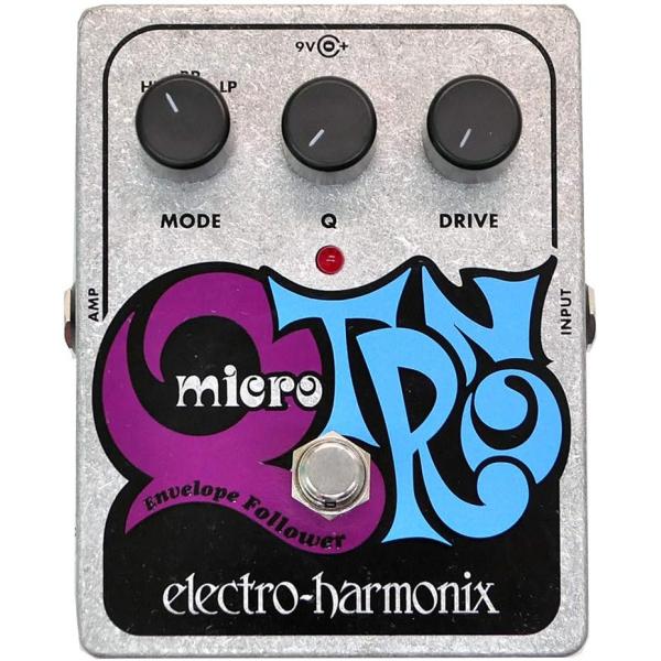 小さなQ-Tron。ピッキングの強さに正確かつ素早く反応するエンベロープ・コントロールド・フィルターです。入力信号の大きさに応じてカットオフ周波数が変化し、同時にフィルターのピッチも変化します。HP/BP/LPの3モードに加えてQも調整可能...