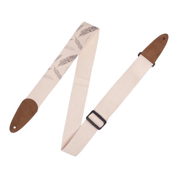 ◎最高品質の素材と最高レベルの技術をもっての製作をコンセプトとする「Levy's」のギターストラップ・シリーズ！音楽と自然を調和させたコットン・シリーズのギター・ストラップ。コットン素材は非常に柔らかく、抜群の快適さを提供します。■画像はサ...