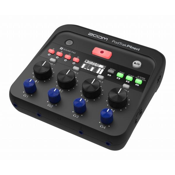 4つのXLRマイク入力と4つのヘッドフォン出力を備え、4人分の音声のマルチトラック録音およびライブ配信が行えるポッドキャスト用レコーダー『PodTrak P4next』は、ポッドキャスト収録やライブ配信に求められる機能をコンパクトにまとめた...
