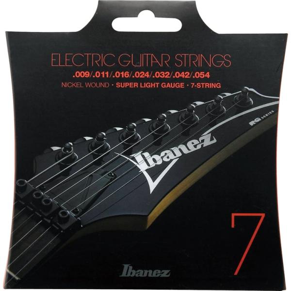 Ibanez / IEGS7 for Electric Guitar 7 Strings Regular Light Gauge日本が誇るギター・ベースブランド「Ibanez（アイバニーズ）」がプロデュースするストリングス（弦）。ギター/ベ...